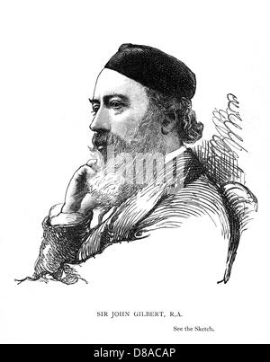 Sir John Gilbert, 1817 – 1897. English artist, illustrator and engraver ...