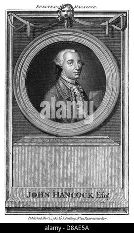 John Hancock, 1737 - 1793 Stock Photo - Alamy