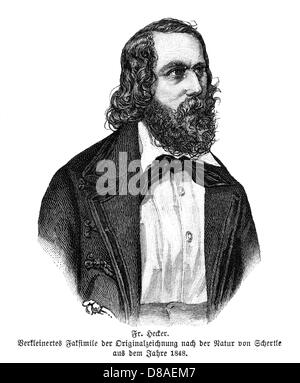 Friedrich Karl Franz Hecker, 1811 - 1881, lawyer, politician and ...