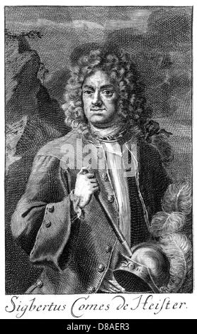 SIGBERT graf von HEISTER Austrian military commander, notably against ...