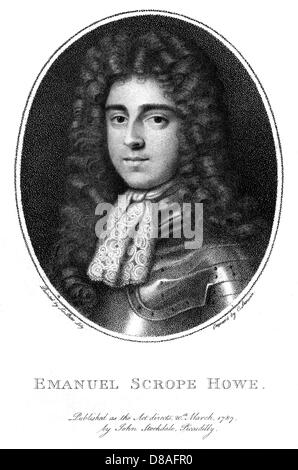 EMANUEL SCROPE HOWE son of the first viscount Howe military commander ...