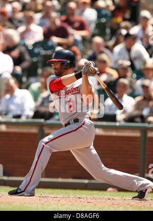 Washington Nationals Danny Espinosa during a game against the Miami ...