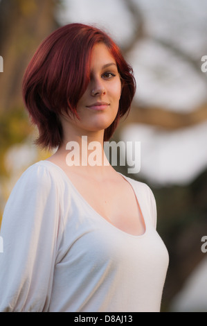 16 year old teenager, young woman portrait Stock Photo - Alamy
