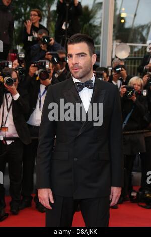 Actor Zachary Quinto attends the premiere of "The Eyes of Tammy Faye ...
