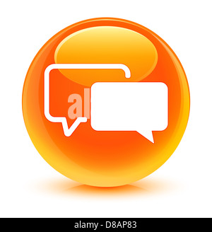 orange Feedback button on white background - illustration Stock Photo ...