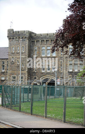 Maindy Barracks , Cardiff, UK. 23rd May 2013. Home Secretary Theresa ...