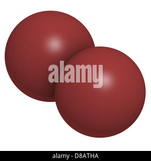 Bromine molecule Br2 Stock Photo - Alamy
