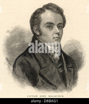 John Macarthur (1767-1834) on 2 Dollars 1966 banknote from Australia ...
