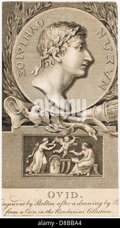 Ovid Publius Ovidius Naso, 43BC - 17AD. Roman poet. Engraved by J W ...