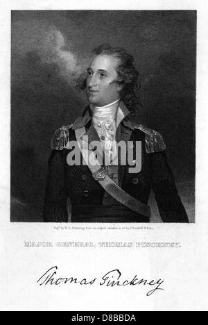 THOMAS PINCKNEY (1750-1828) American soldier and statesman Stock Photo ...