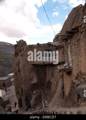 Kandovan - ancient Iranian cave village in the rocks (Candovan), East ...