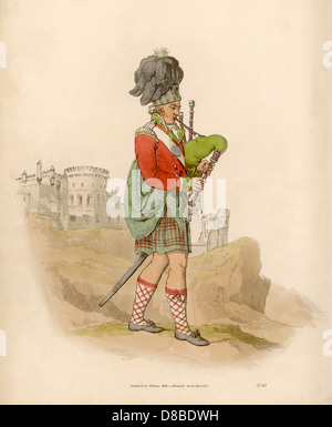 A Scottish Highland Piper Stock Photo - Alamy