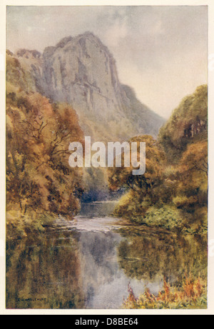 High Tor, Matlock, the Peak District. Derbyshire. By Ernest Haslehust ...