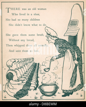 old woman lived shoe Nursery Rhyme "There Was An Old Woman Who Lived In ...
