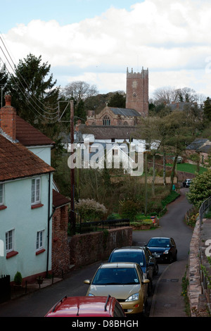 Village of Halberton near Tiverton, Devon UK - St Andrew's Church Stock ...