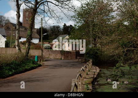 Village of Halberton near Tiverton, Devon UK - St Andrew's Church Stock ...