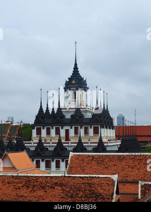 Wat Ratchanatdaram Worawihan (Loha Prasat), Bangkok, Thailand Stock ...