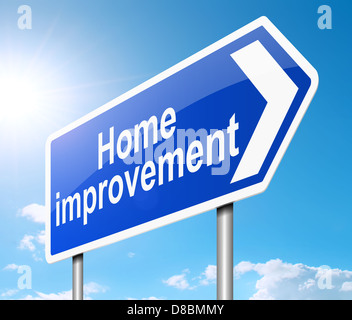 Home improvement sign Stock Photo - Alamy