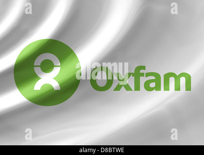 Oxfam International logo flag symbol icon Stock Photo - Alamy