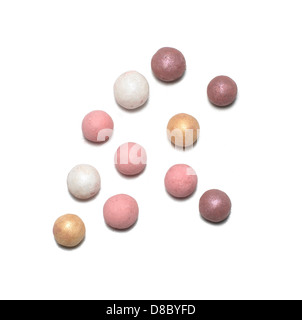 makeup powder balls cut out onto a white background Stock Photo - Alamy