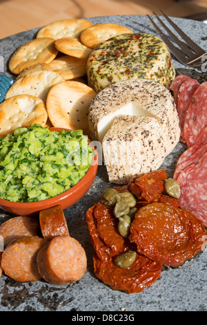 A colourful platter of Maltese antipasti Stock Photo - Alamy