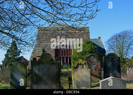 Gravestones. Church of St. Mary Holme Cultram. Abbeytown, Cumbria ...