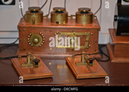 Old morse machine Stock Photo - Alamy