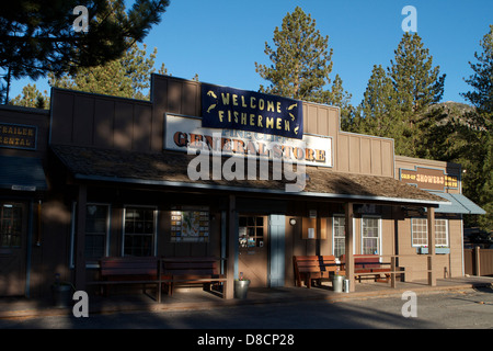 Pine Cliff Resort and rv park general store in June lake in the Sierra ...