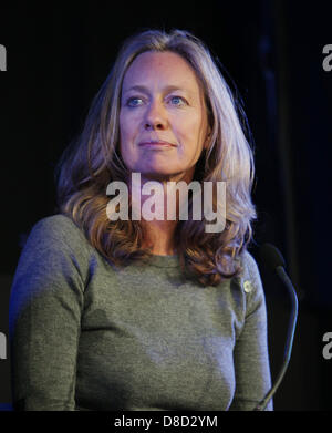 Justine Roberts, founder of Mumsnet speaks at Hay Frestival, Wales, 24 ...