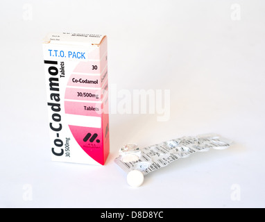 Pack of Co Codamol pain relief tablets Stock Photo - Alamy