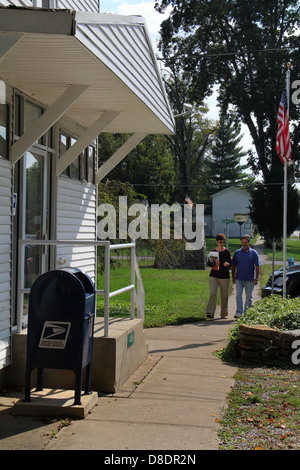 Small town post office Neville Ohio Stock Photo - Alamy