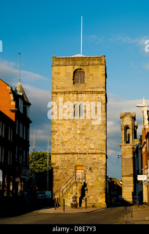 The Morpeth Clock Tower, Northumberland Stock Photo - Alamy