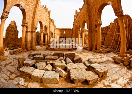 Church ruins at the desert ruins of Rasafa, Syria Stock Photo - Alamy