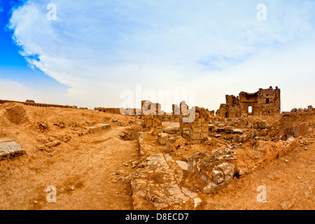Church ruins at the desert ruins of Rasafa, Syria Stock Photo - Alamy