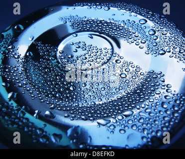 Illustration of water drops texture on the glass in gradient gray color ...