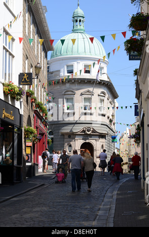 Guernsey - St Peter Port, Shopping in Lower Pollet Stock Photo ...