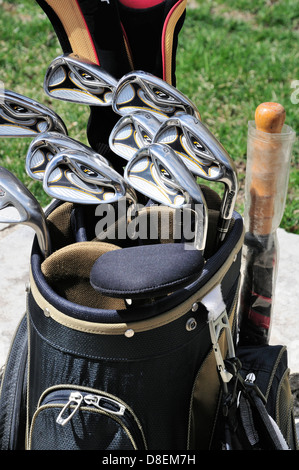 Full set of high end Golf Clubs Stock Photo - Alamy