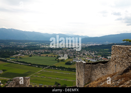 Landskron castle ruins by Villach, Carinthia, Austria, Europe Stock ...