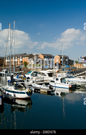 boats penarth marina cardiff glamorgan south wales uk Stock Photo - Alamy