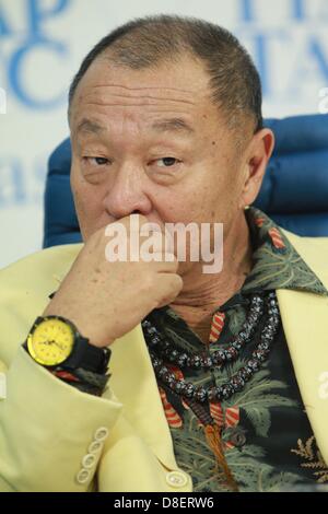 American-Japanese actor Cary Hiroyuki Tagawa with a classic Kazakh whip ...