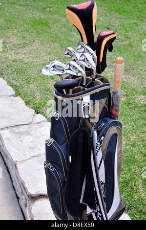 Full set of high end Golf Clubs Stock Photo - Alamy