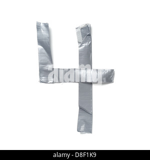 Numbers made out of tape Stock Photo: 56878972 - Alamy