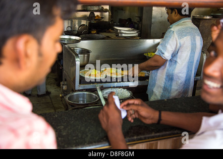 Shanbhag South Indian food restaurant, Hospet, India Stock Photo - Alamy