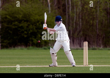 University sport, ladies cricket batter Stock Photo - Alamy