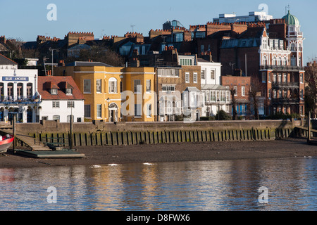 Lower Mall Hammersmith London England Stock Photo - Alamy