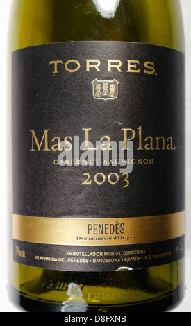 Mas La Plana Cabernet Sauvignon 1998. Torres Penedes Catalonia Spain ...