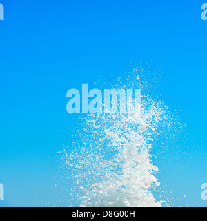 Sea gale producing of water splash Stock Photo - Alamy