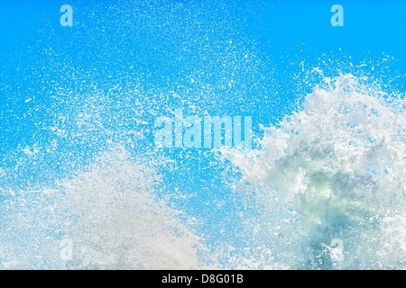 Sea gale producing of water splash Stock Photo - Alamy