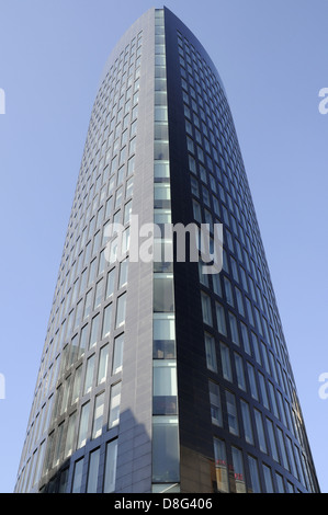 RWE Tower, downtown, Dortmund, Ruhrgebiet region, North Rhine ...