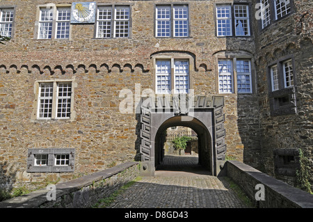 Moated castle Crottorf, Friesenhagen, Wildenburger Land, Westerwald ...